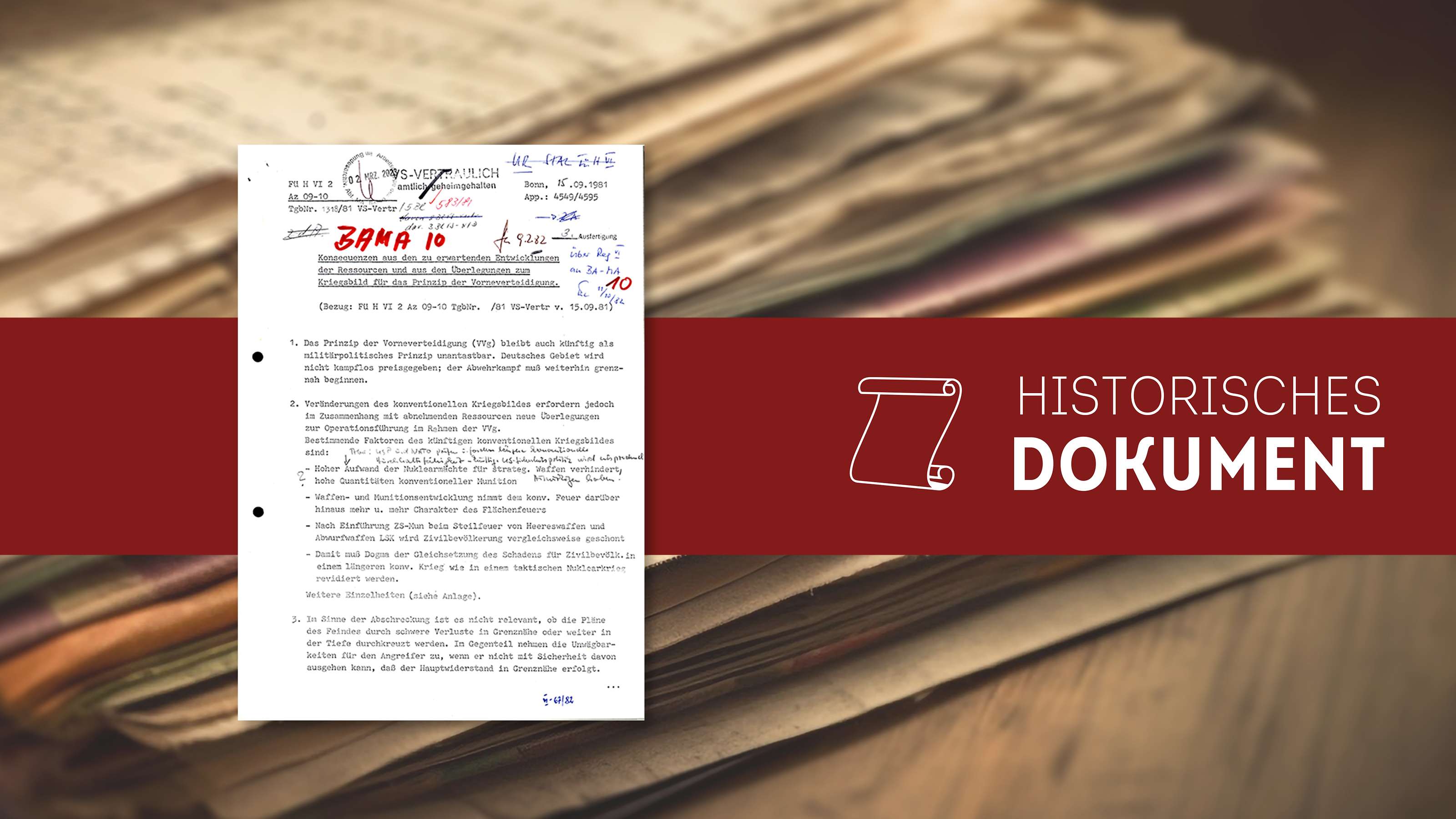 Historisches Dokument